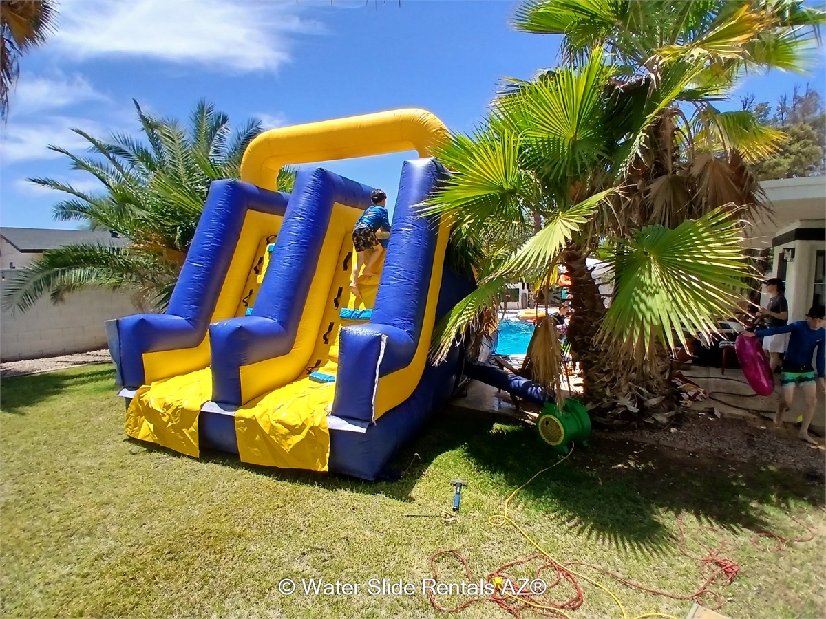 double lane water slide for inground pools - Fun for Kids and Adults